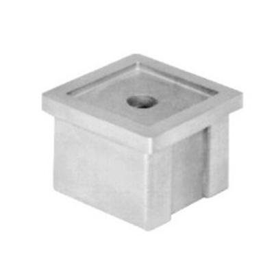 中国 Square Handrail Tube End Plug Stainless Steel End Cap for Square Railing Handrail 販売のため