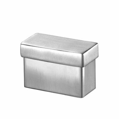 Cina High quality Square Handrail Plug Stainless Steel End Cap Customize Railing Square Tube End Cover in vendita