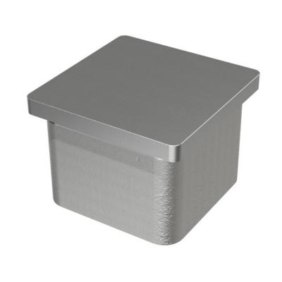 Cina Balustrade Railing Handrail Pipe Fittings Tube Plug Stainless Steel 304 316 Square Tube End Cover in vendita
