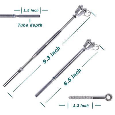 Cina Stainless Steel Cable Railing Hardware Cable Fitting Threaded Stud in vendita