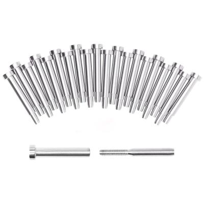 中国 Cable Railing Kit 316 Stainless Steel Swage Threaded Stud Tension End Fitting Terminal Flat 販売のため
