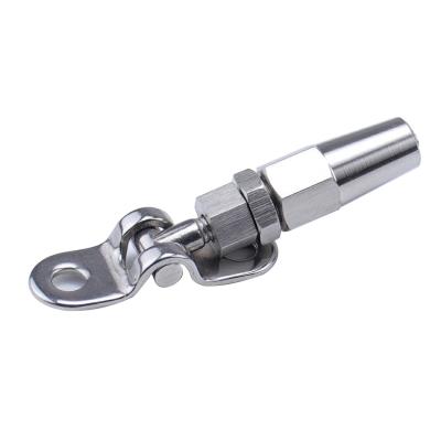 中国 Cable Railing Stainless Steel Invisible Receiver Swage Stud End Fitting Deck Railing Kits System 販売のため