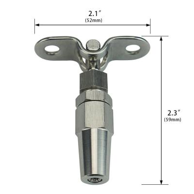 中国 Cable Railing Stainless Steel Invisible Receiver Swage Stud End Fitting Deck Railing Kits System 販売のため