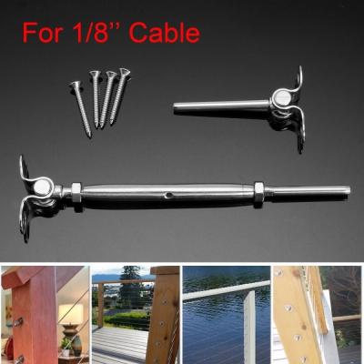 中国 Cable Railing Stainless Steel Invisible Receiver Swage Stud End Fitting Deck Railing Kits System 販売のため