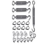 China Cable Stair Railing Components Stainless Steel Strong Cable Railing Kits for sale