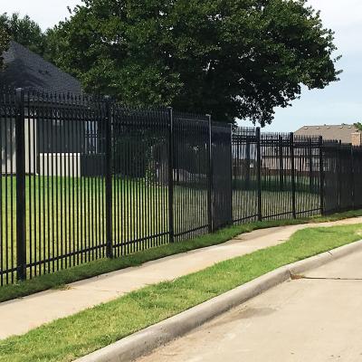 Cina Assemblable Simple Metal Fence Garden Outdoor Wrought Iron Rilings System in vendita
