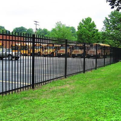 Cina Assemblable Simple Metal Fence Garden Outdoor Wrought Iron Rilings System in vendita
