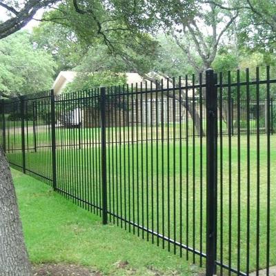 Cina Assemblable Simple Metal Fence Garden Outdoor Wrought Iron Rilings System in vendita