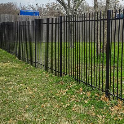 Cina Assemblable Simple Metal Fence Garden Outdoor Wrought Iron Rilings System in vendita