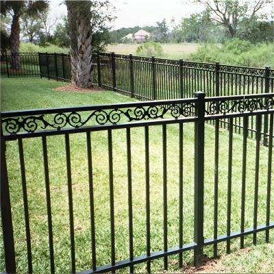 Cina Decorative Low Price High Quality Iso9001 Cheap Wrought Iron Fence Customize Metal Steel Fence in vendita