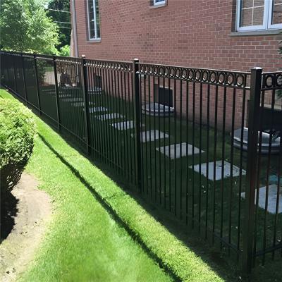 中国 Customize Design Wrought Iron Fence Panel/Metal Picket Ornamental Fencing 販売のため