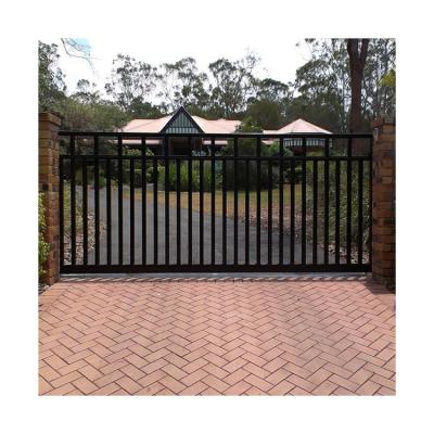 Cina Galvanized And Powder Coated Metal Wire Mesh Double Garden Gate Easily Assembled Galvanized Ones in vendita