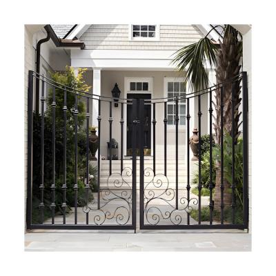 Cina Customized Hot Dip Galvanized Wrought Iron Private Gate For Driveway in vendita