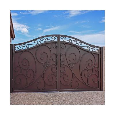 Cina Customized Hot Dip Galvanized Wrought Iron Private Gate For Driveway in vendita
