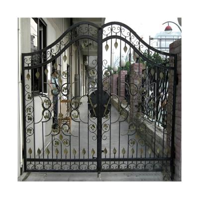 Cina Factory Wholesale Iron Gate Design With Galvanized Sheet Wrought Iron Gate Iron Gates in vendita