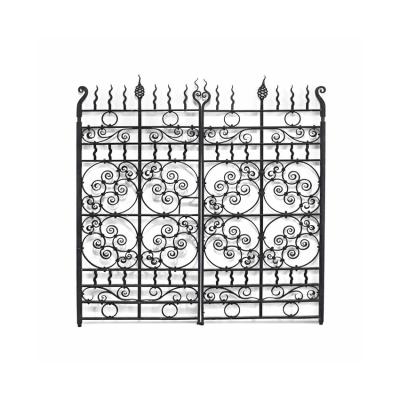 Cina Villa Large Outdoor  Main Double Door Iron Gates Wrought Iron Gate Designs in vendita