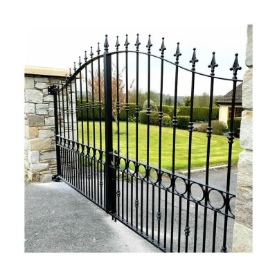 Cina Good Quality Manufacture Metal Popular Galvanized Wrought Iron Gate/ Metal Gate in vendita