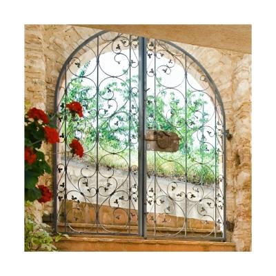 Cina Home Decorative Security House Wrought Iron Gate Design Galvanized Iron Metal Gates in vendita