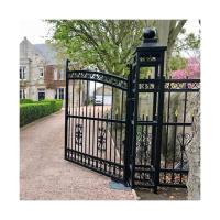 China Environmentally Friendly Customized Size Simple Iron Gate Design With Galvanized Sheet For Homes for sale