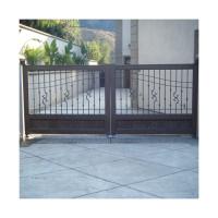 China Environmentally Friendly Customized Size Simple Iron Gate Design With Galvanized Sheet For Homes for sale