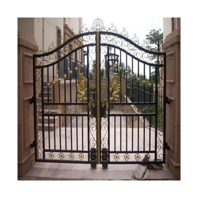 Cina European Style Modern House Grill Designs Front Door Wrought Iron Main Gate For Garden in vendita