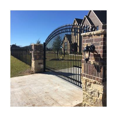 Cina New Design Decorative Wrought Iron Gate Ornaments / Driveway Gates in vendita