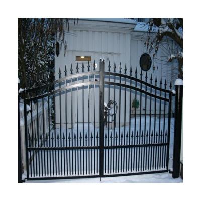 Cina Modern Beautiful Fancy Security Wrought Iron House Main Gate Designs For Villa in vendita