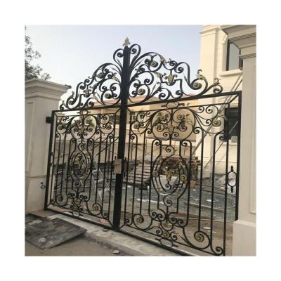 Cina Modern Beautiful Fancy Security Wrought Iron House Main Gate Designs For Villa in vendita