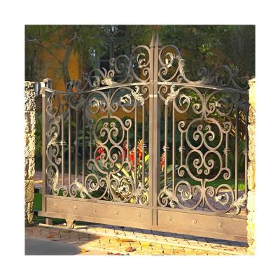 Cina Aluminum Farm Wrought Iron Driveway Gate House Laser Cut Main Gates in vendita