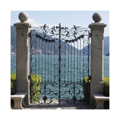 Cina Aluminum Farm Wrought Iron Driveway Gate House Laser Cut Main Gates in vendita