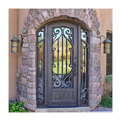 Cina 3D Oem Odm Cad Design, Customizable House Villa Garden Luxury Driveway Wrought Iron Gate in vendita