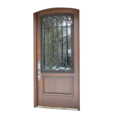 Cina Steel Security Wrought Iron Door French Steel Front Entry Door in vendita
