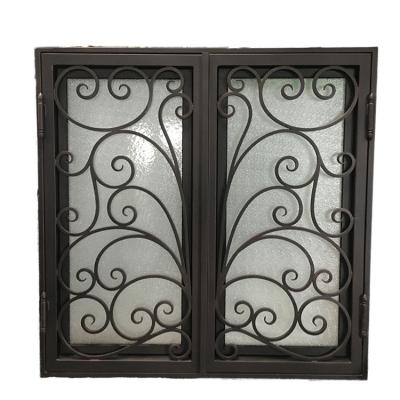Cina Factory cast iron window wrought ornamental iron design window in vendita