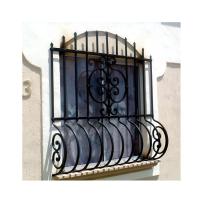China Customize Wrought Iron Security Window Traditional Style Galvanized Guards for sale