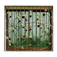 China Customize Wrought Iron Security Window Traditional Style Galvanized Guards for sale