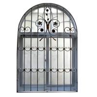 China Galvanized Decorative Wrought Iron Window Guards Eco Friendly Style for sale