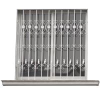 China Galvanized Decorative Wrought Iron Window Guards Eco Friendly Style for sale