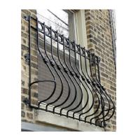 China Over Wrought Iron Decorative Window Galvanized Antique Iron Window Guards for sale