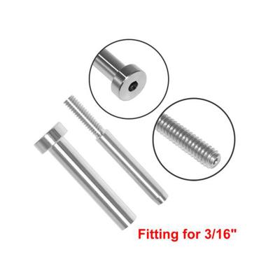 Cina Stainless Steel Swage Stud End Fitting Swage Tensioner Receiver Cable Railing Fitting Railing Cable Railings in vendita