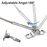 China Adjustable Cable Railing Hardware 180 Degree Angle Swage Cable Fitting Kit for sale