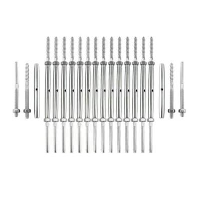 China Stainless Steel Wire Rope Railing Fittings 1/8