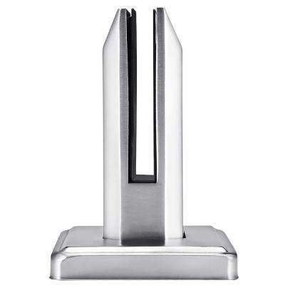 China Frameless Glass Railing Spigots Stainless Steel Square Swimming Pool Spigot zu verkaufen