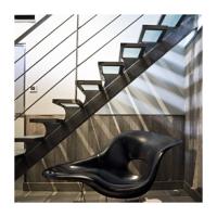 China Glass staircase design single stringer tempered glass circular staircase for sale
