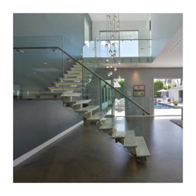 中国 Manufacturer installing wood stairs central keel straight models metal wood stairs 販売のため