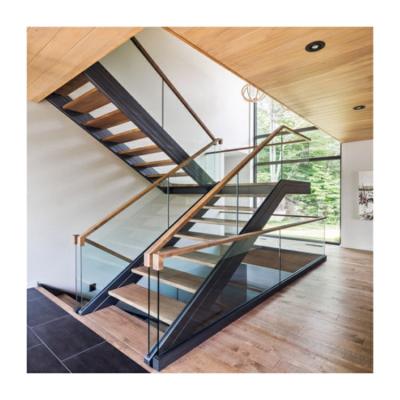 中国 Household individual indoor straight staircase indoor wooden stairs 販売のため