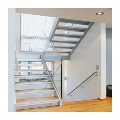 中国 Hot style single beam structure straight staircase how to make wood stairs 販売のため