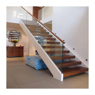 Cina High quality straight stair for house hardwood stairs in vendita