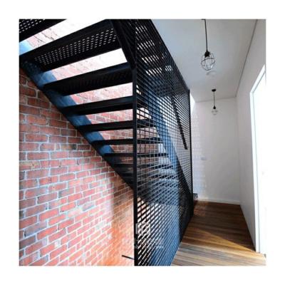 Cina After-sale warranty single stringer straight staircase building wood stairs in vendita