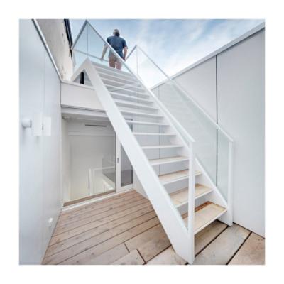 中国 Library straight stair design wood models of stairs 販売のため
