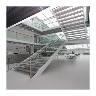 Cina Villa modern stairs straight modern wood tread stairs in vendita